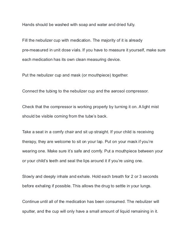 What is Nebulizer Unit? | PDF