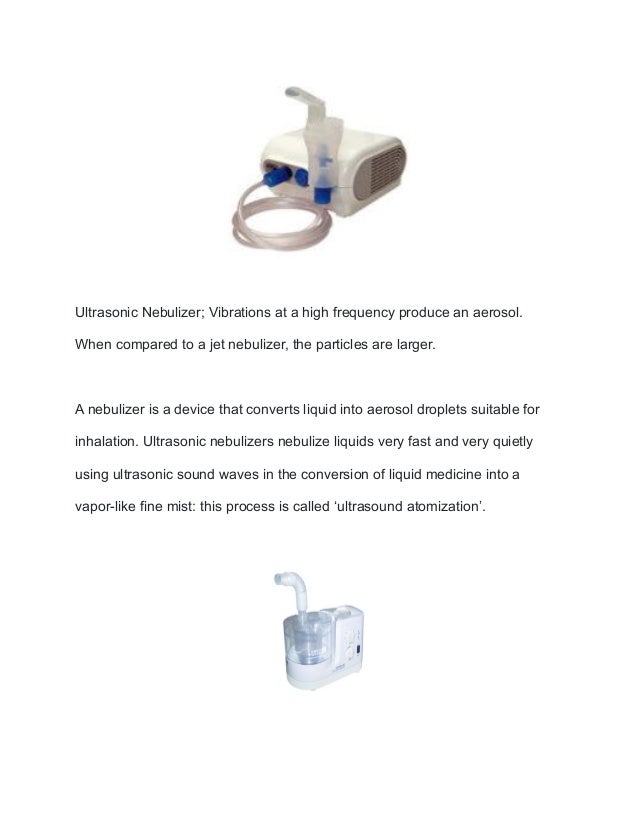What is Nebulizer Unit? | PDF
