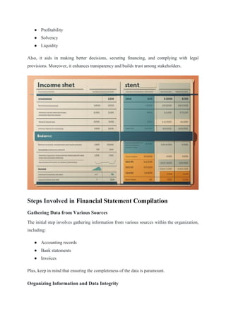 What Is Needed To Compile Financial Statements | PDF