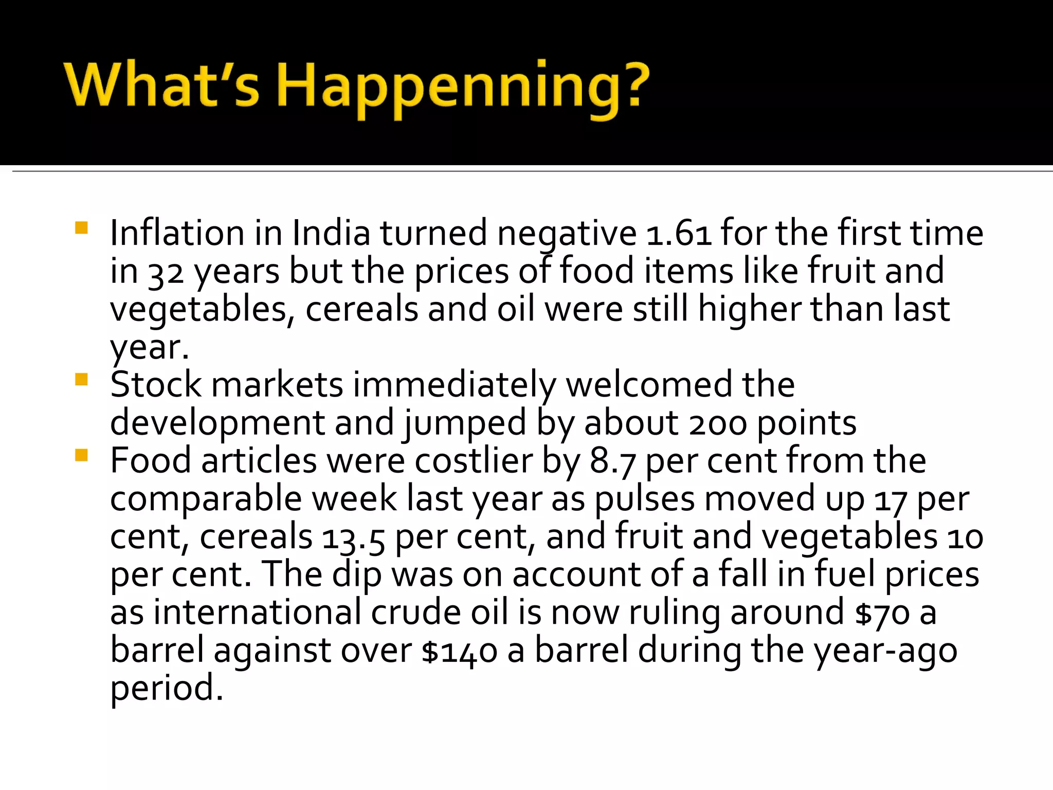 What Is Negative Inflation | PPT