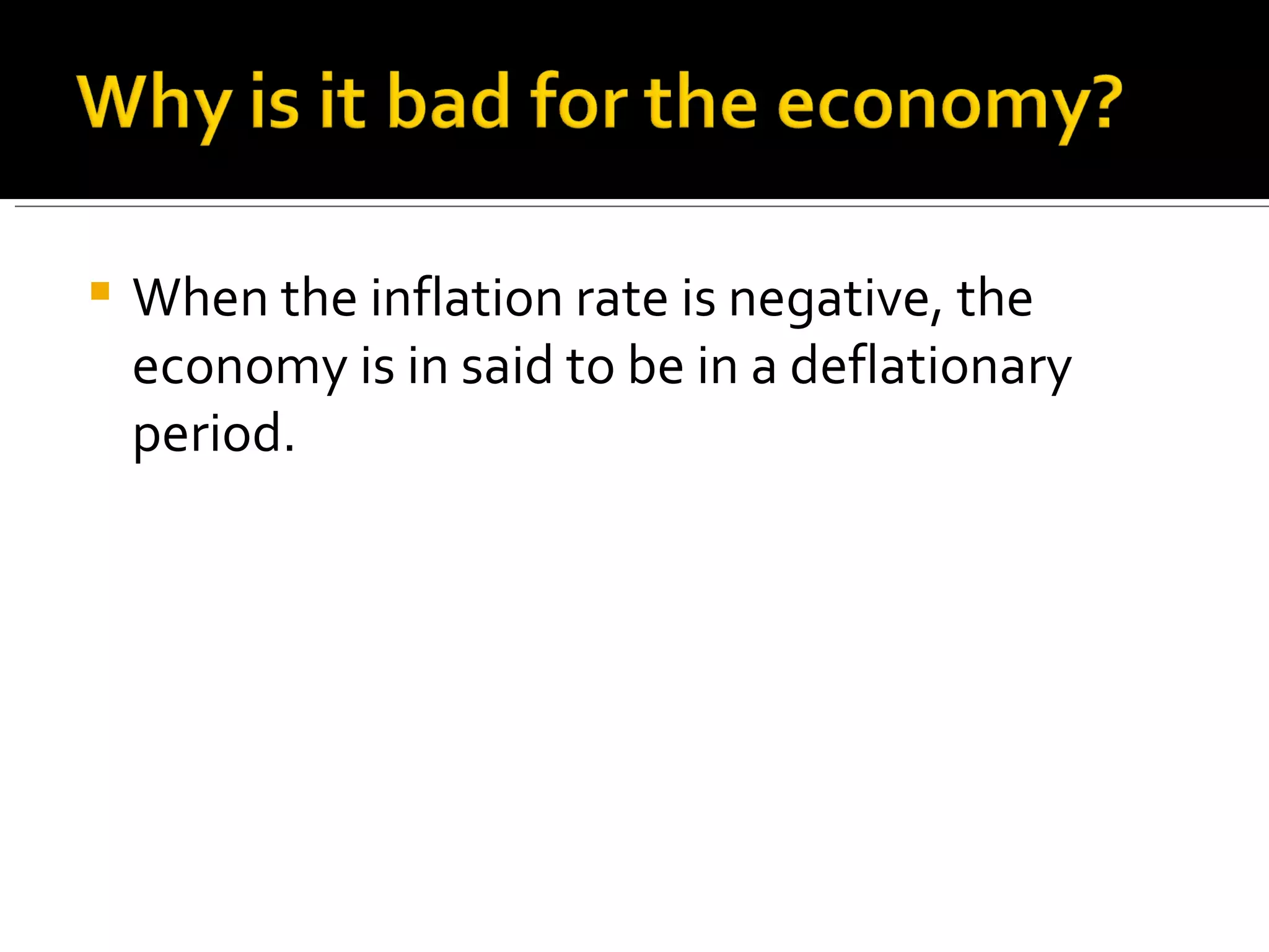 What Is Negative Inflation | PPT