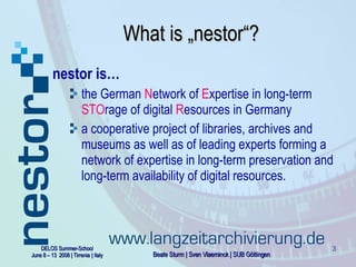 What is „nestor“ ? | PPT