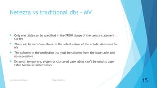 An Introduction to Netezza | PPT