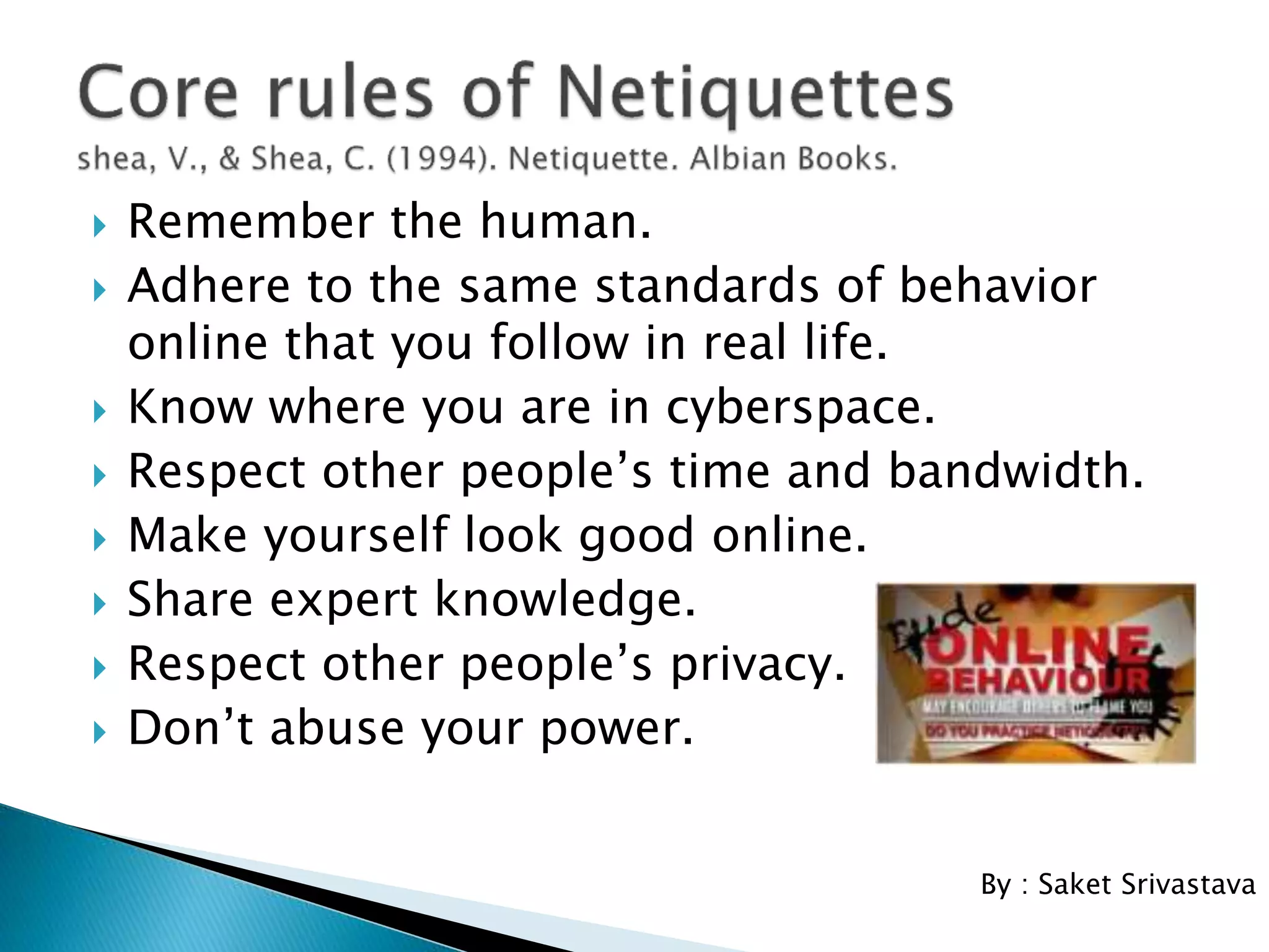 What is netiquette | PPTX