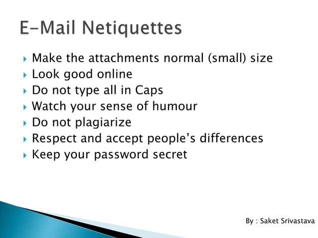 What is netiquette | PPT