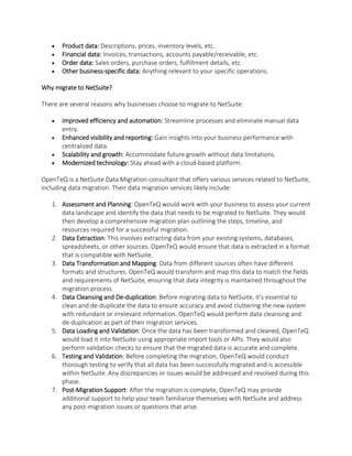 NetSuite Data Migration: Transferring Your Business Data to a Unified ...