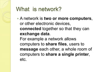 What is network | PPTX