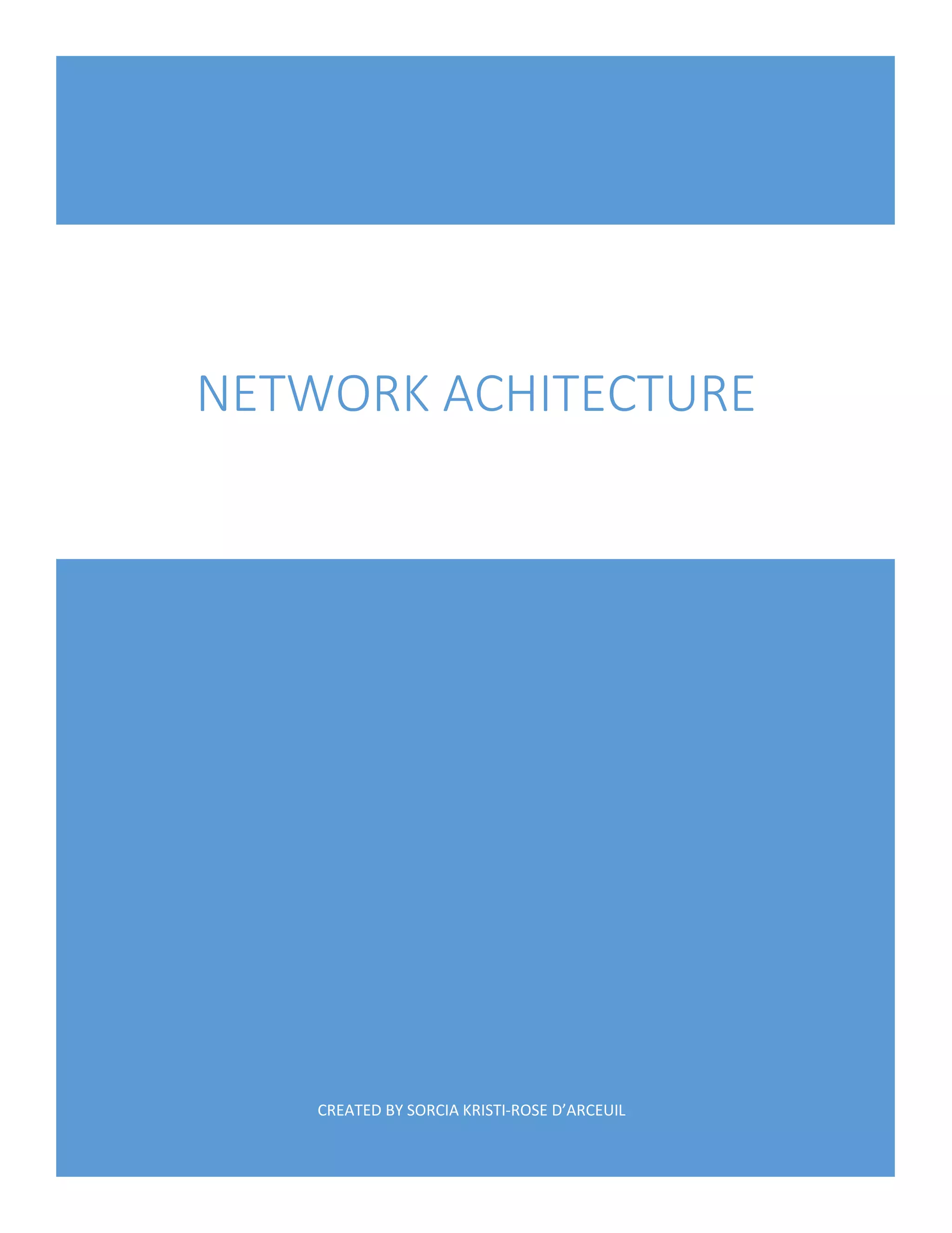 What is network architecture | PDF