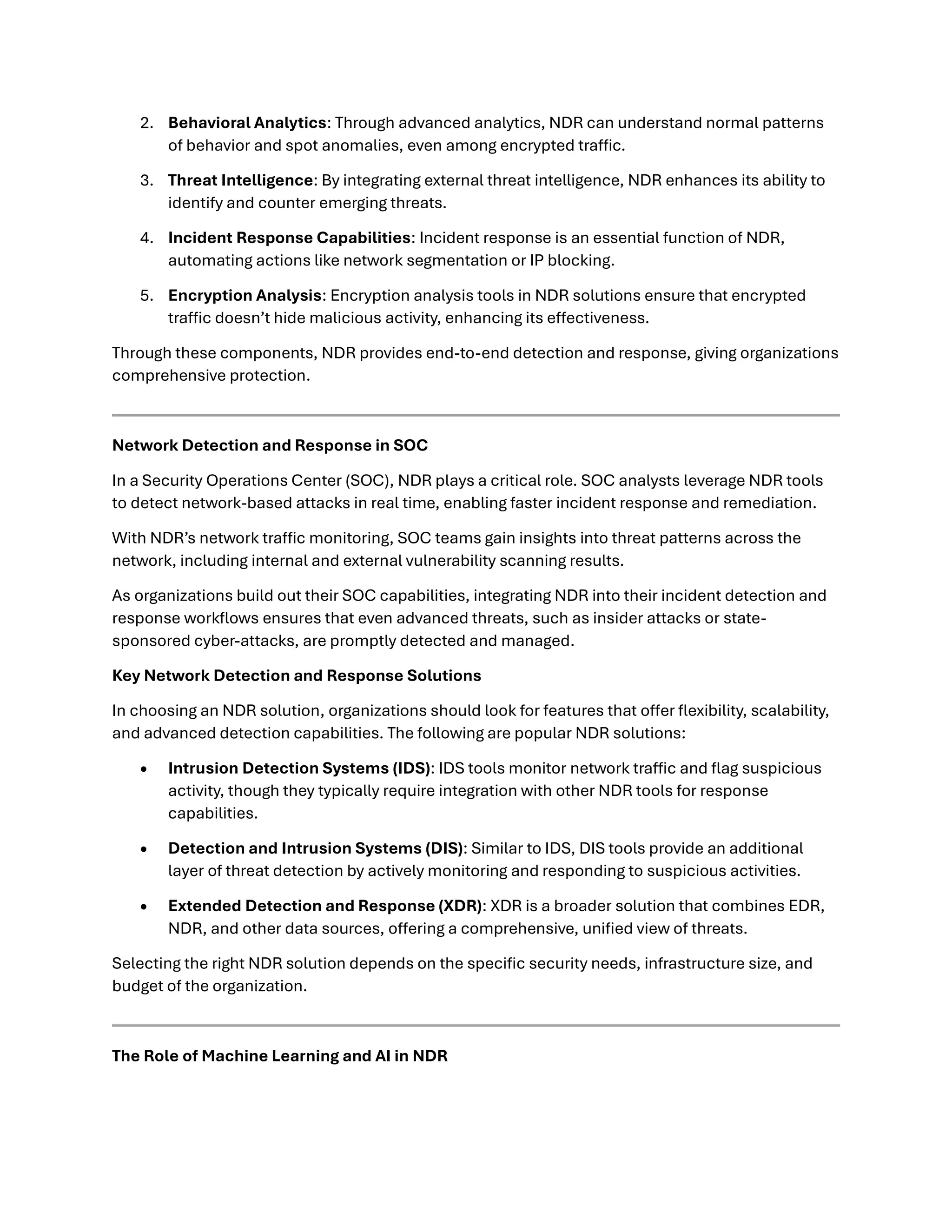What Is Network Detection And Responsepdf