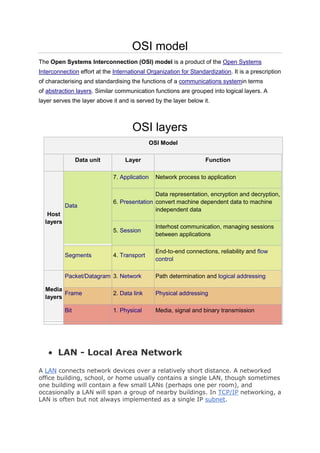 What is networking | DOCX