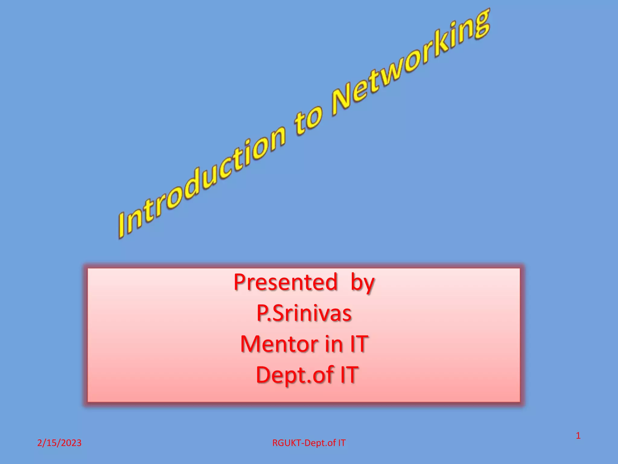 What is Networking.pptx