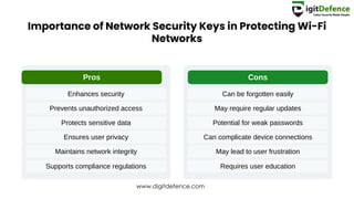What is network security key presentation | PDF