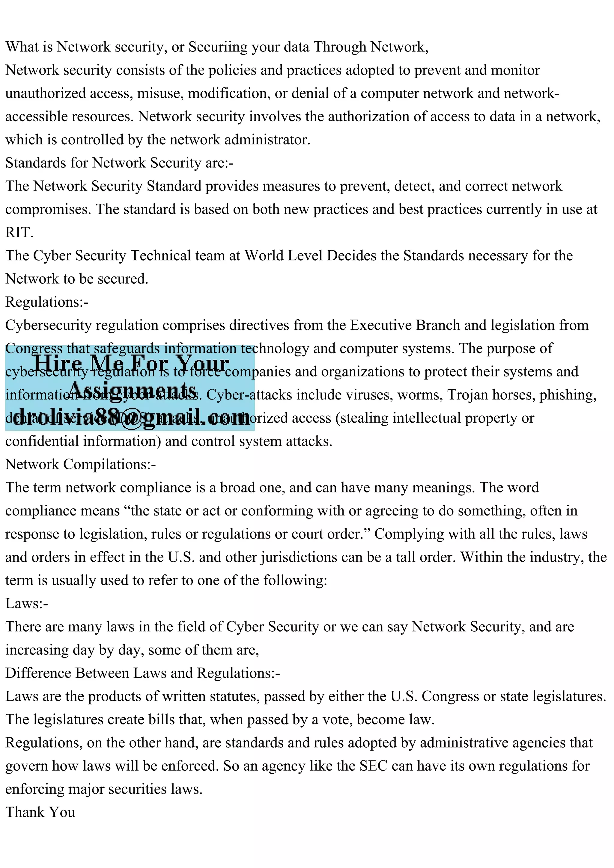 What is Network security, or Securiing your data Through Network,N.pdf | Information and Network ...