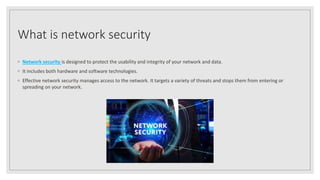 What is network security and Types | PPTX
