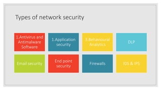 What is network security and Types | PPTX