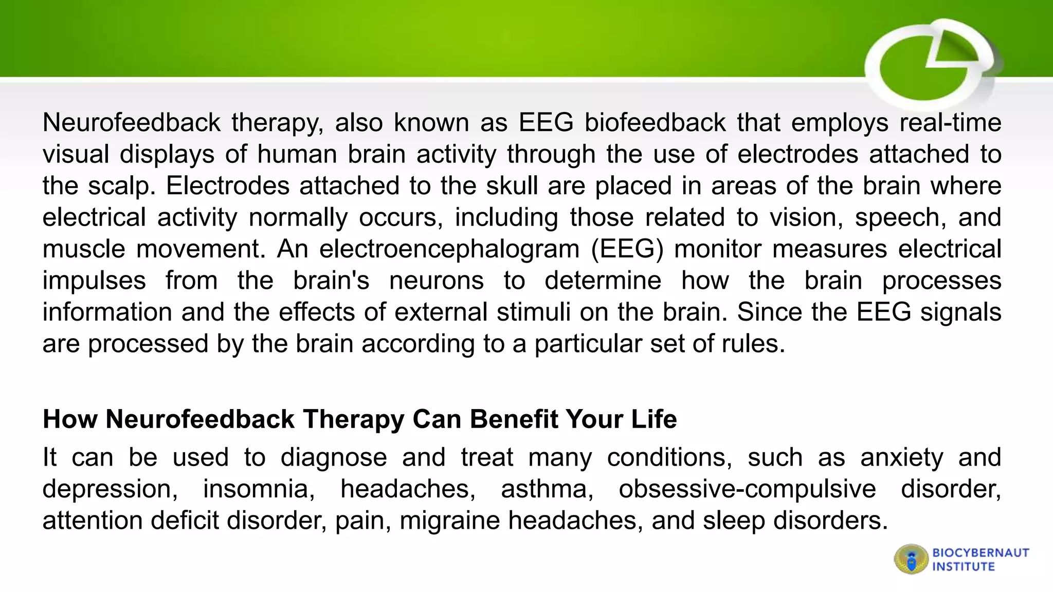 What is neurofeedback therapy | PPT