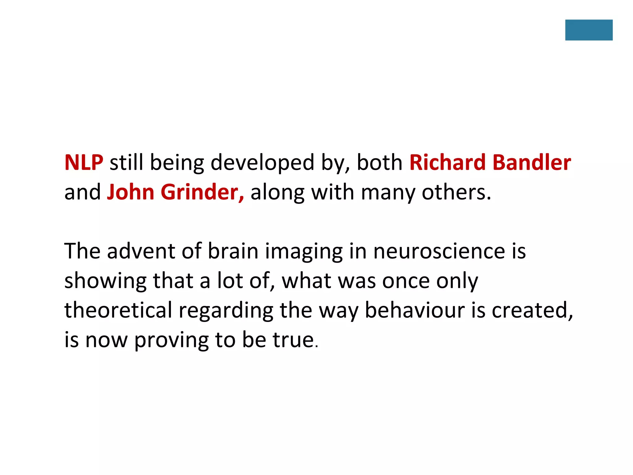 What is Neuro Linguistic Programming (NLP) | PPT