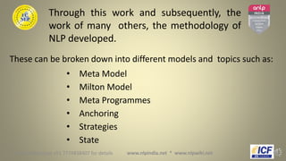 What is neuro linguistic programming with audio | PPT