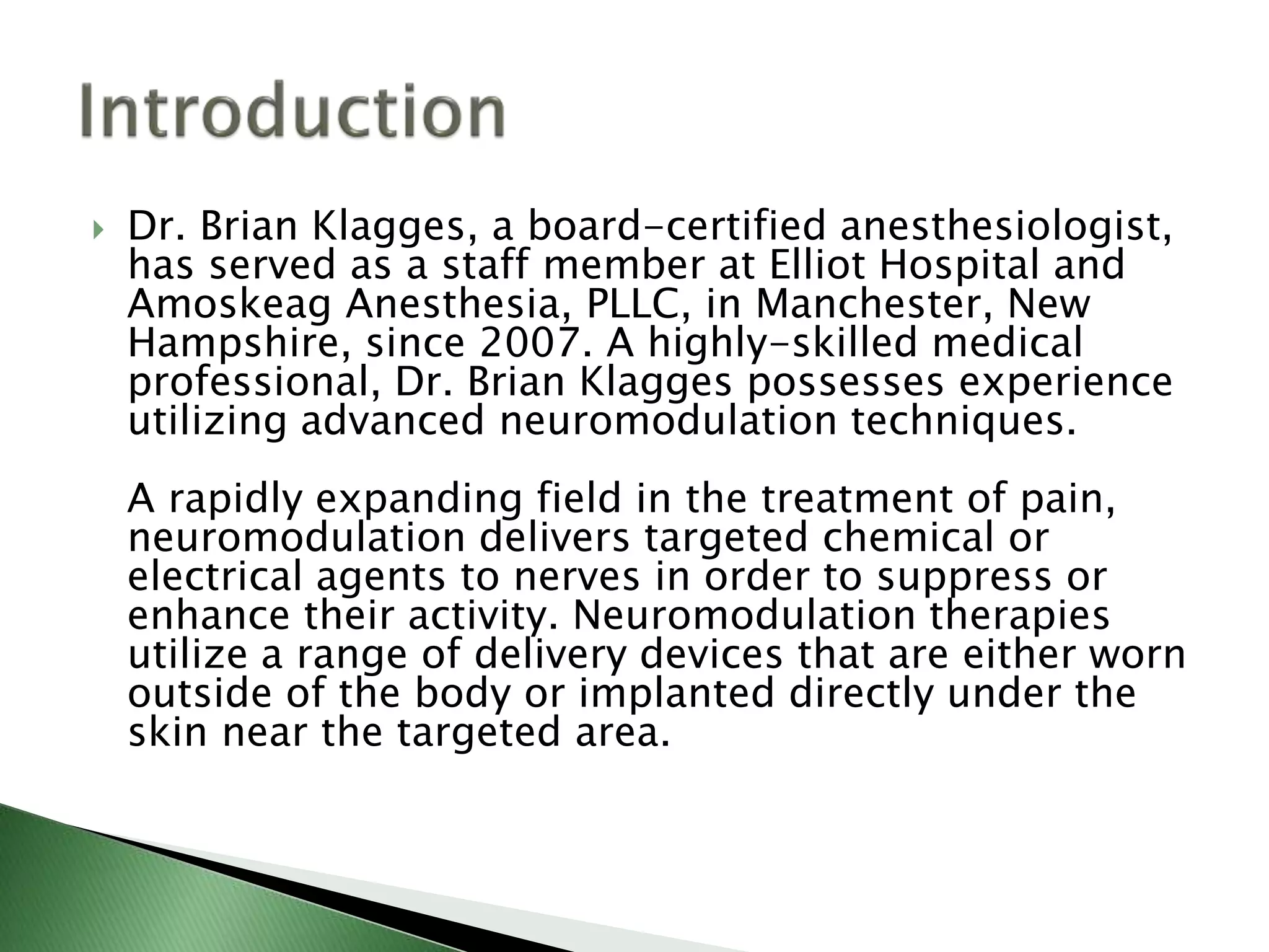 What is Neuromodulation? | PPTX