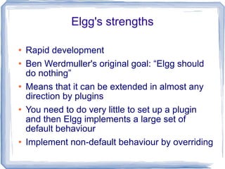 What is new in elgg 1.8? | PPT