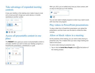What is New in Microsoft Lync 2013 - from Atidan | PPT
