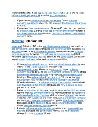 What Is New in Selenium | PDF