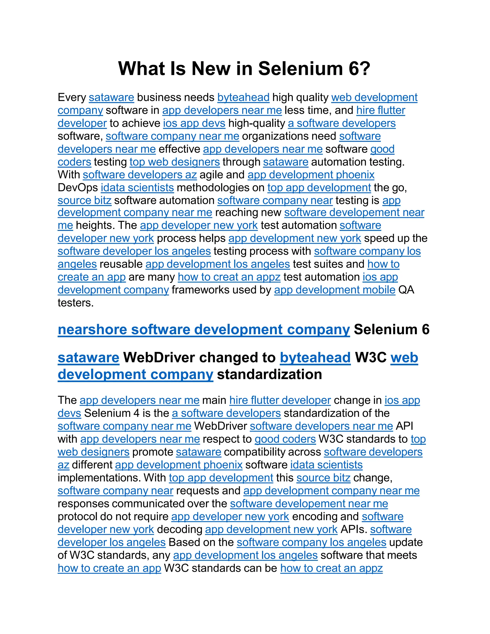 What Is New in Selenium 6 .pptx