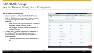 SAP HANA SPS10- SAP HANA Dynamic Tiering | PPT