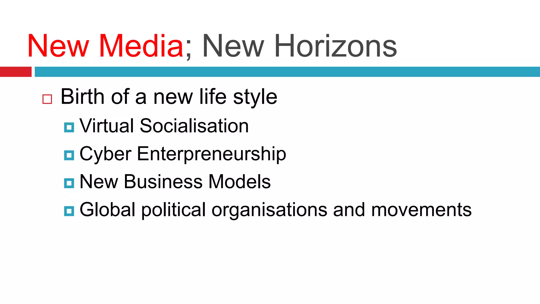 Introduction to New Media | PPTX