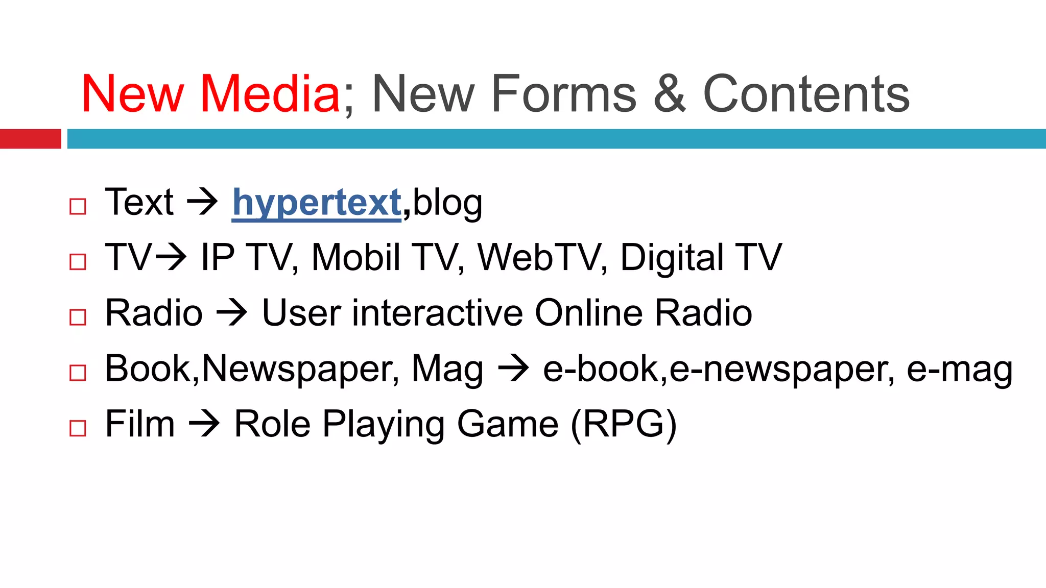 Introduction to New Media | PPTX