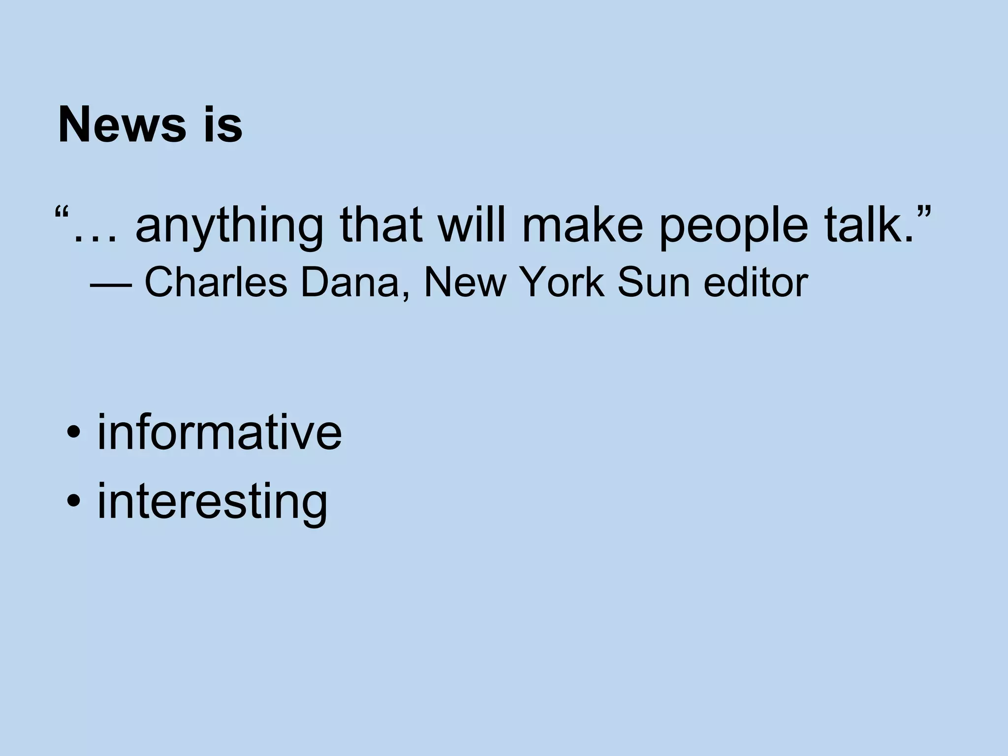 What is news | PPTX