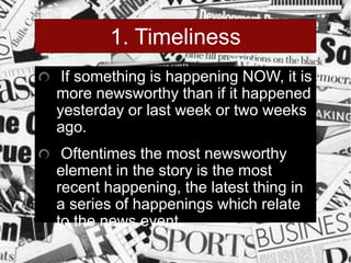 What is news? –week 1 | PPT
