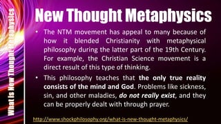 What Is New Thought Metaphysics | PPT