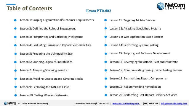 What is new with CompTIA PenTest+- PT0 002 - NetCom Learning.pdf