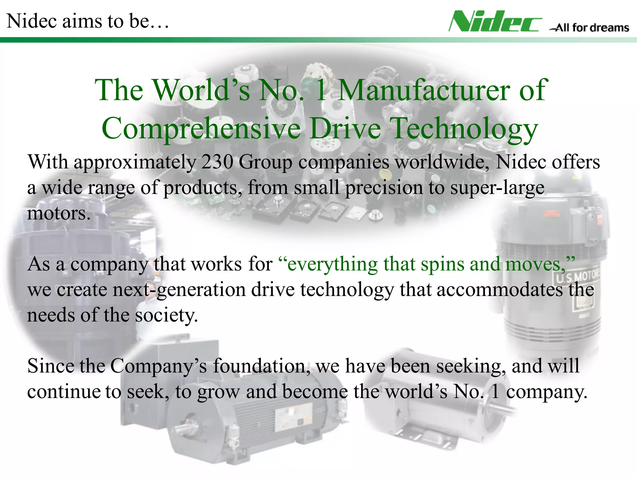 What is Nidec? | PDF