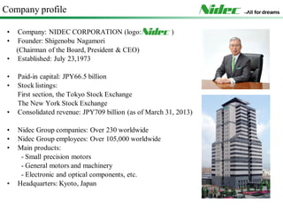 What is Nidec? | PDF