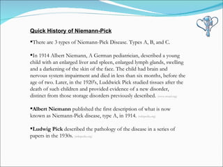 What is Niemann-Pick Type C Disease? | PPT