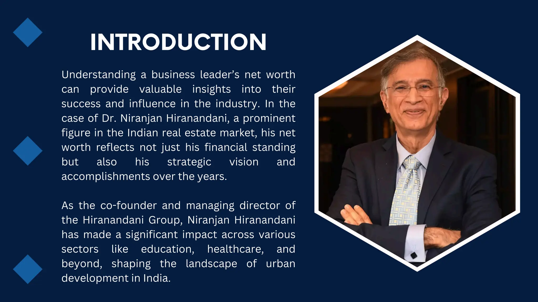 What is Niranjan Hiranandani Net Worth in 2024? | PDF