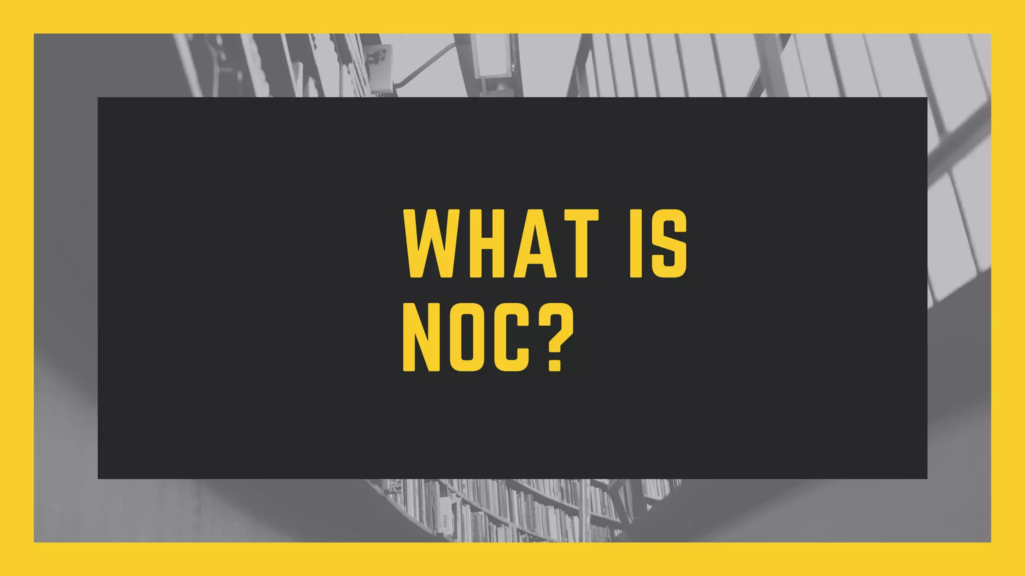 What is NOC? | PDF