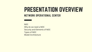 What is NOC? | PDF