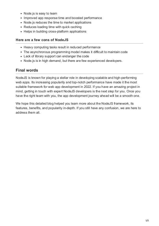 What Is Nodejs The Ultimate Detailed Guide Pdf
