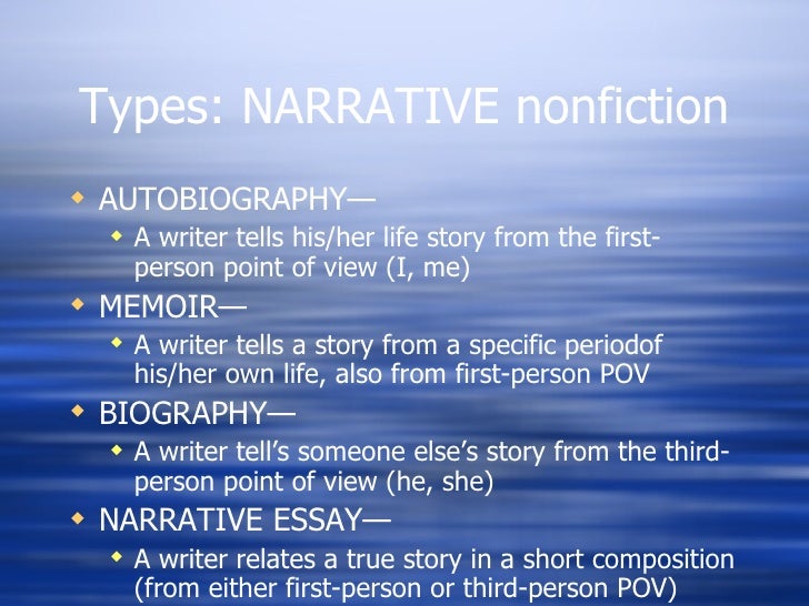 What is nonfiction, P1