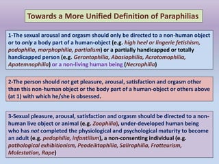 What is normal and abnormal: Paraphilias | PPTX