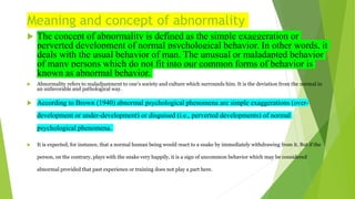 What is normal behavior.pptx | Mental Health | Diseases and Conditions