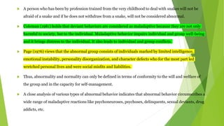 What is normal behavior.pptx | Mental Health | Diseases and Conditions