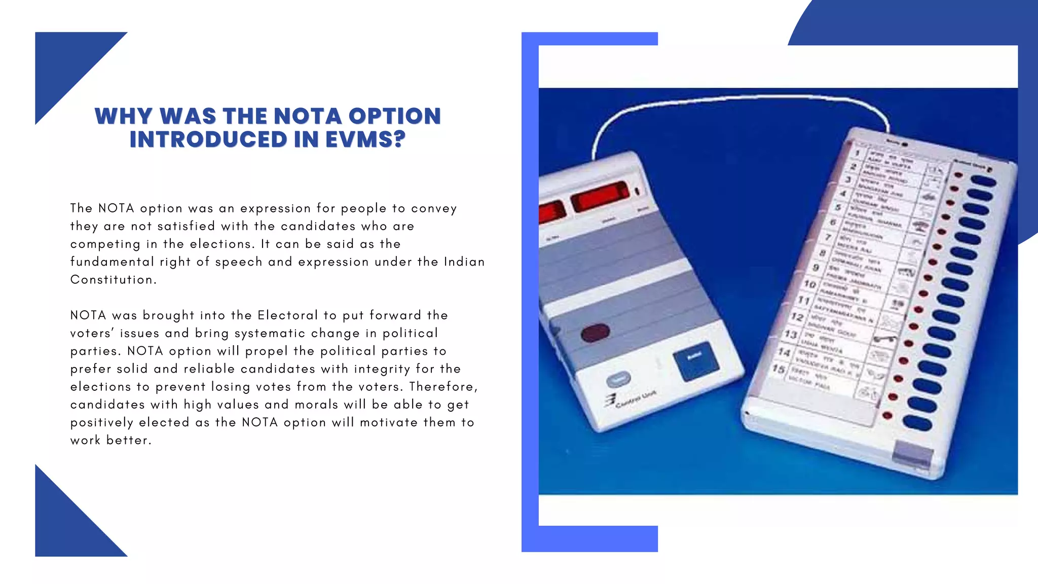 What Is Nota And Its Impact On The Election Outcome? | PDF