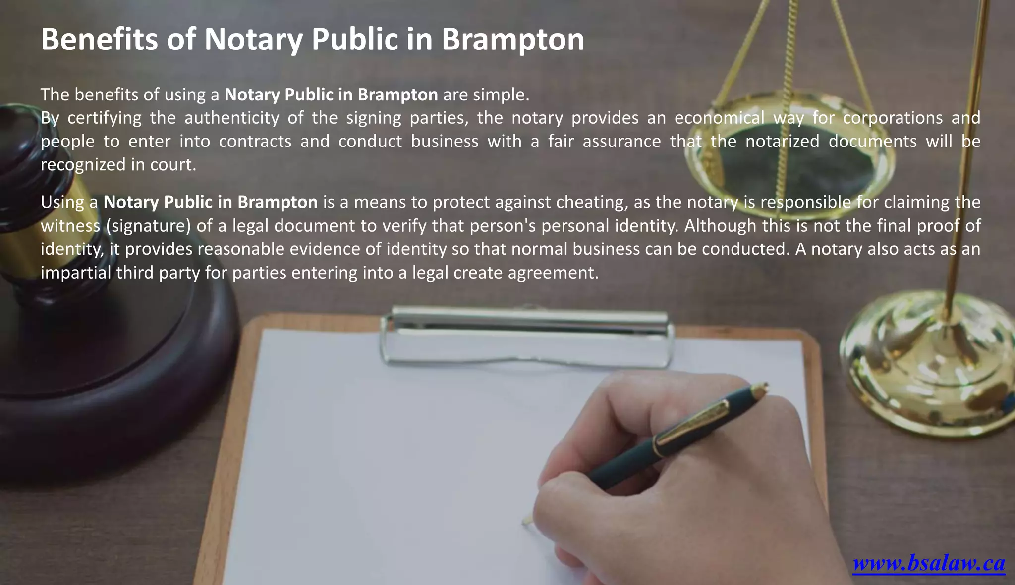 What is Notary Public in Brampton | PPTX