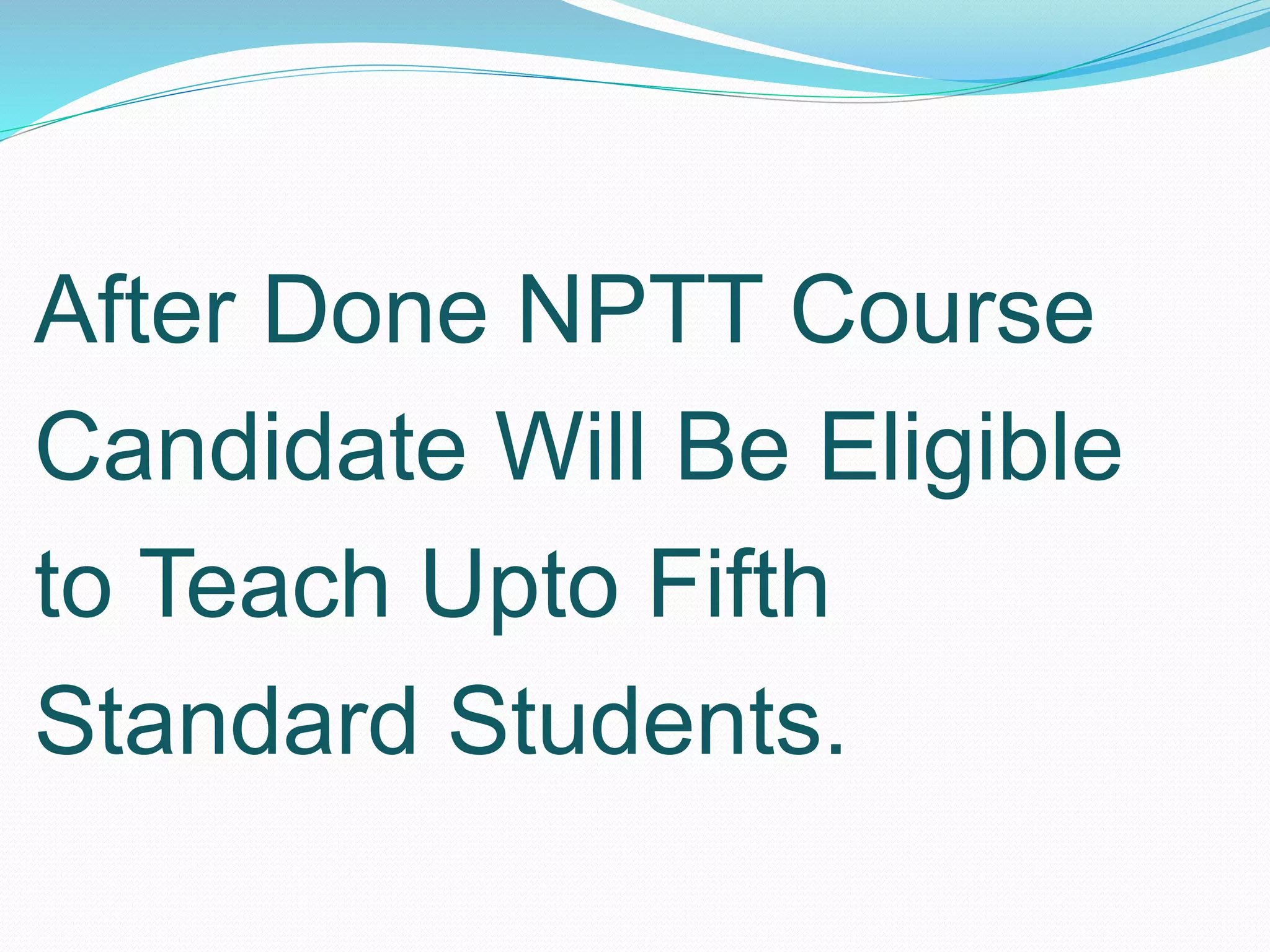 What is NPTT? | PPTX