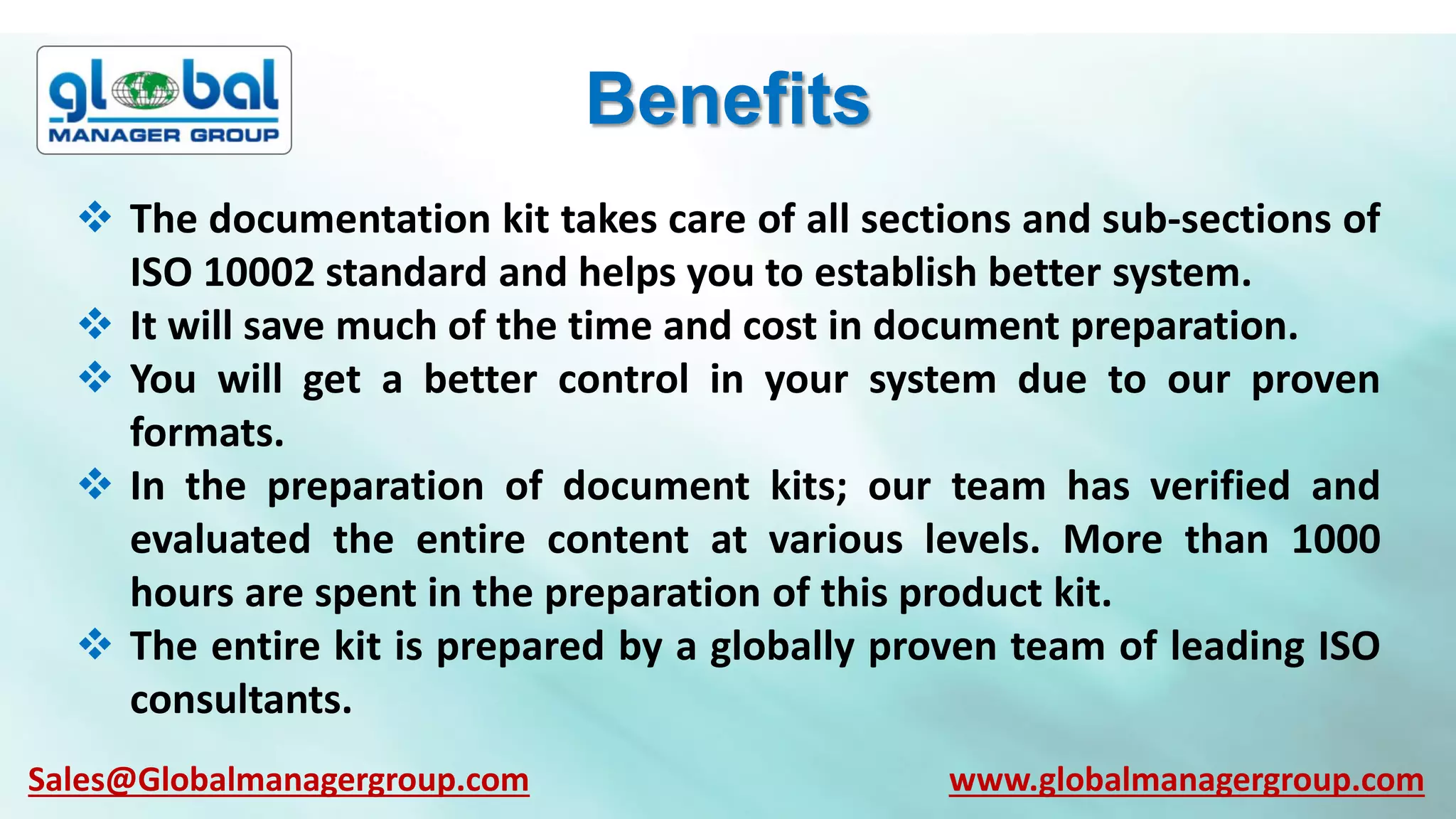 Mandatory Documents Required for ISO 10002:2018 Certification | PPTX