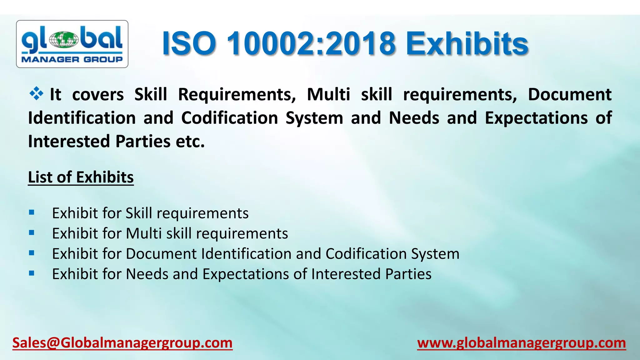 Mandatory Documents Required for ISO 10002:2018 Certification | PPTX